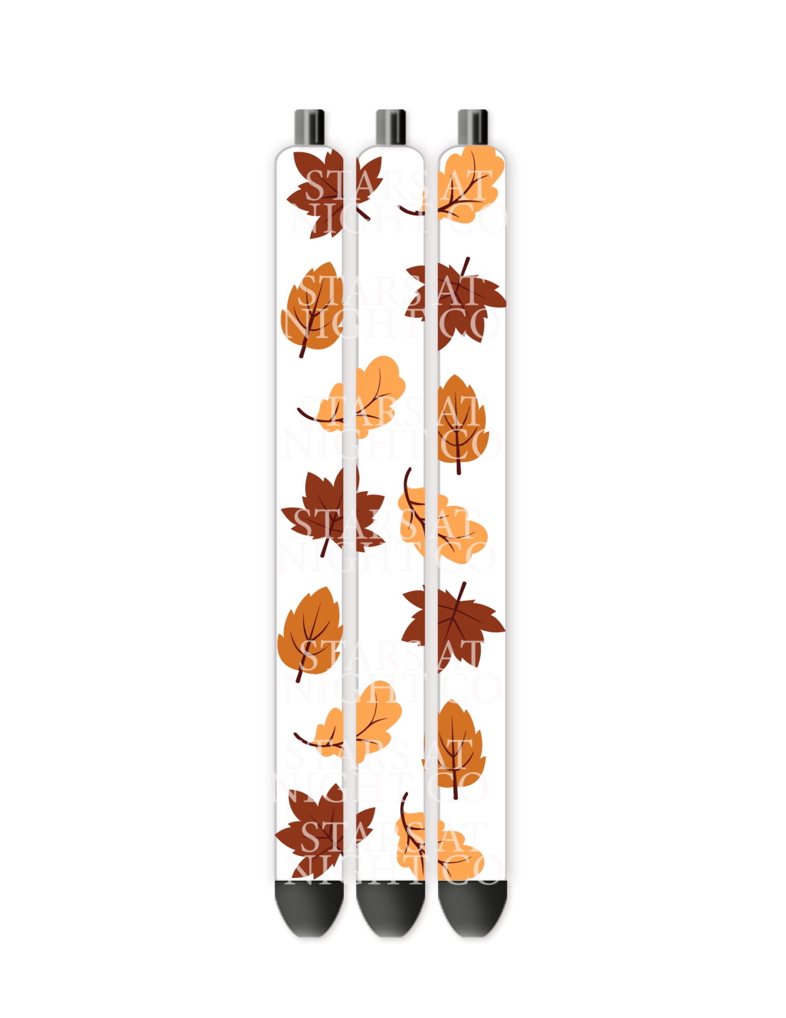 Autumn Leaves Pen Wrap - Stars at Night Co