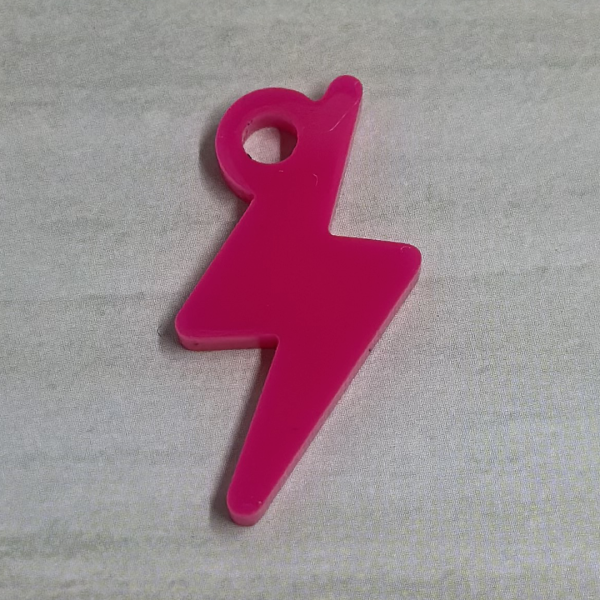 Hot Pink Lightning Bolt - Stars at Night Co
