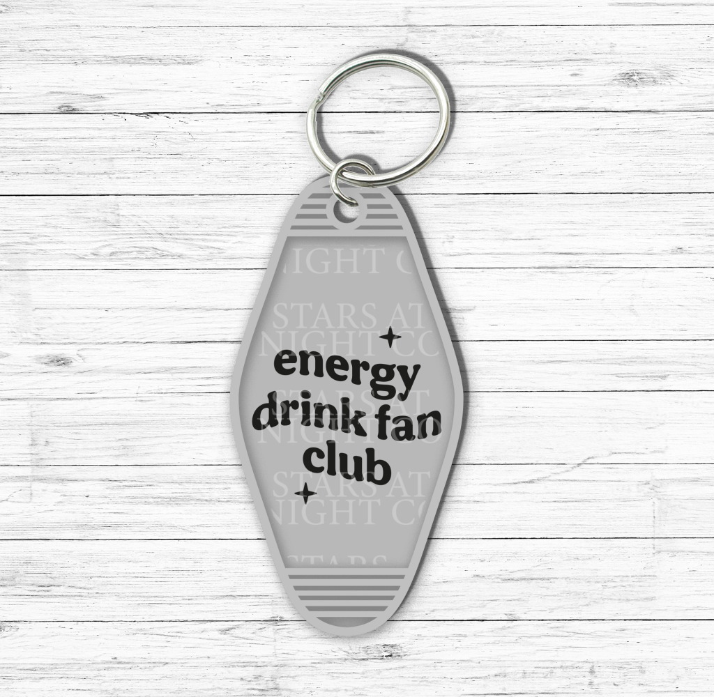 Energy Drink Keychain Transfer - Stars at Night Co