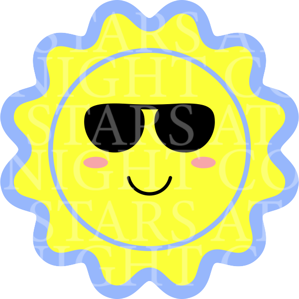 Cool Sun Acrylic Decal Combo - Stars at Night Co