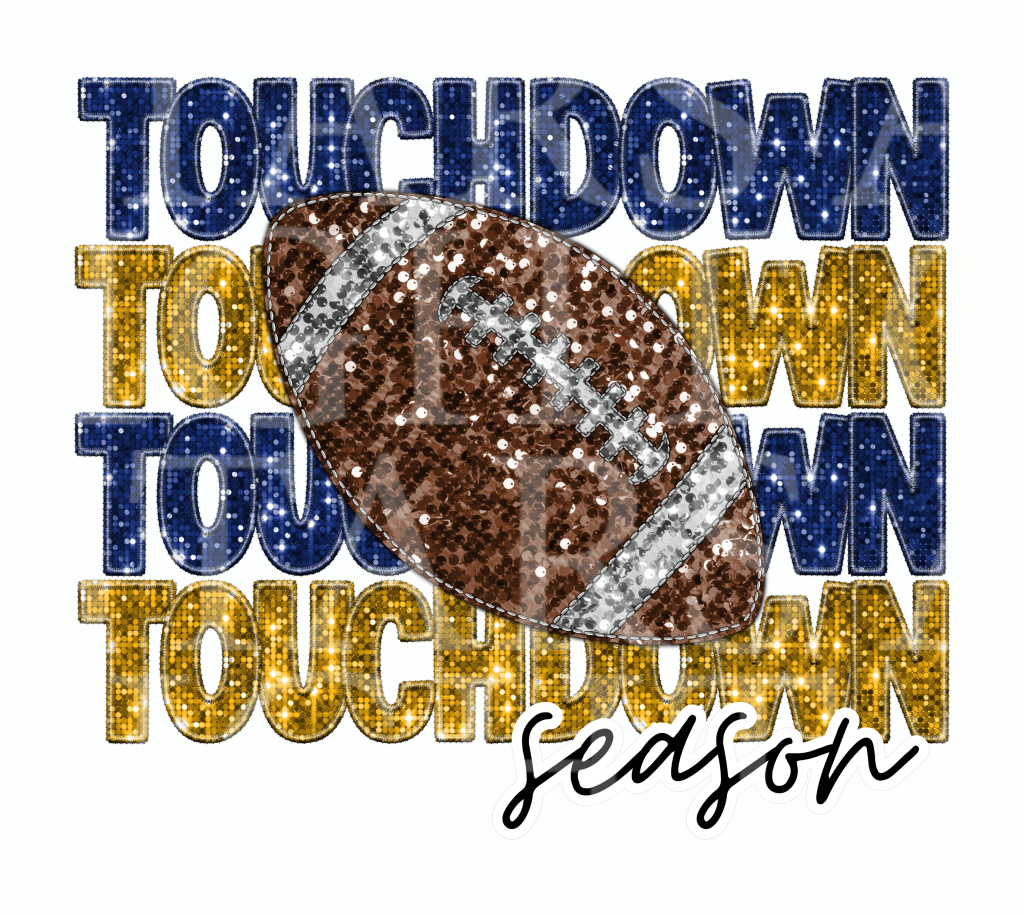 Touchdown Blue And Yellow - Stars at Night Co